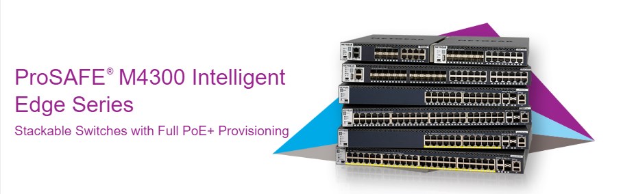 Netgear ProSAFE M4300-52G-PoE+ 48-Port Gigabit Managed Switch ...