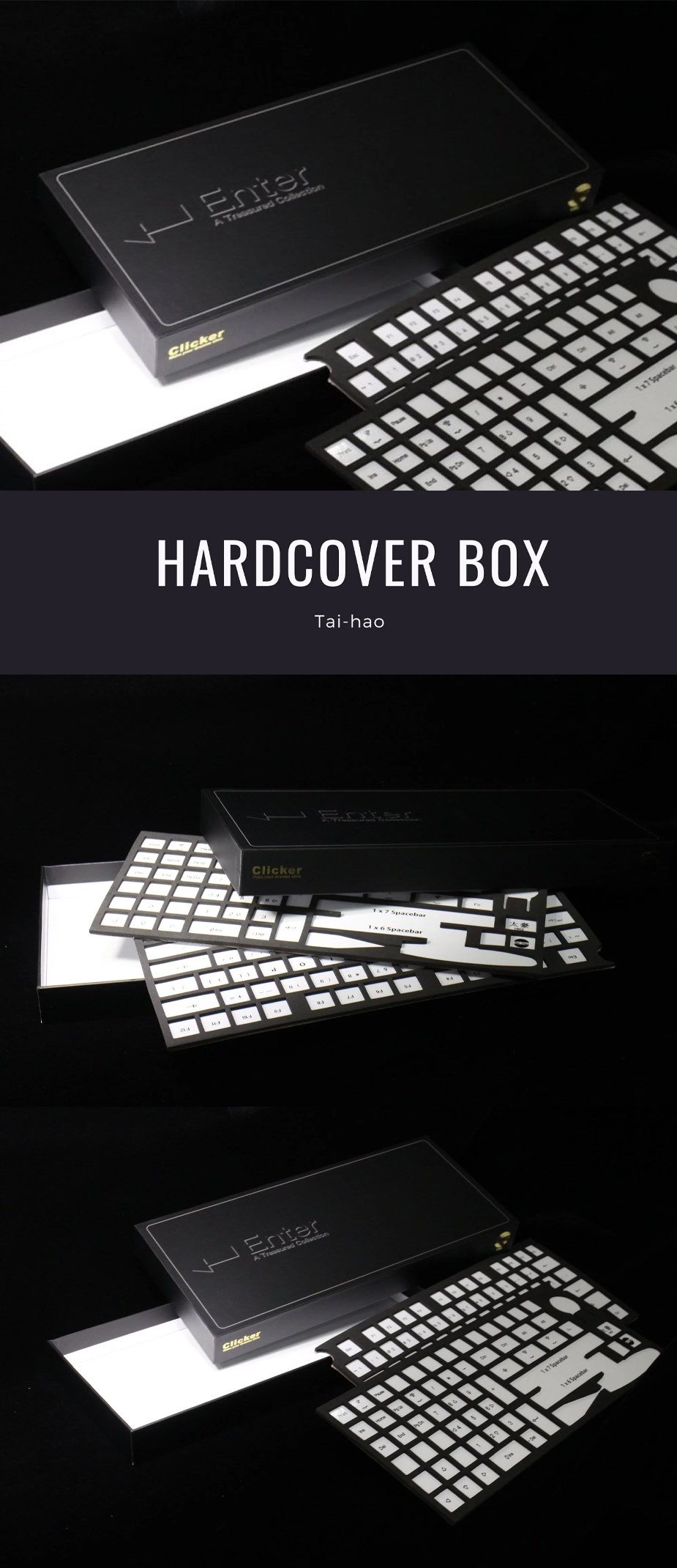 Tai-Hao Premium Keycap Storage Box with Double Layer EVA Foam Keycap ...